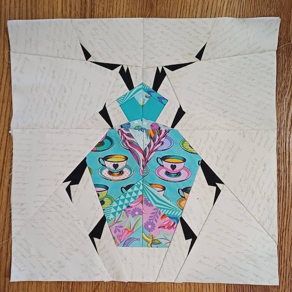 Beetles / SET 3 Quilt Block Beetle Patterns / PDF Pattern / Paper ...