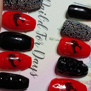 Chola Chicana 2 XL Nail Wraps Monochrome Sad Girl - Etsy