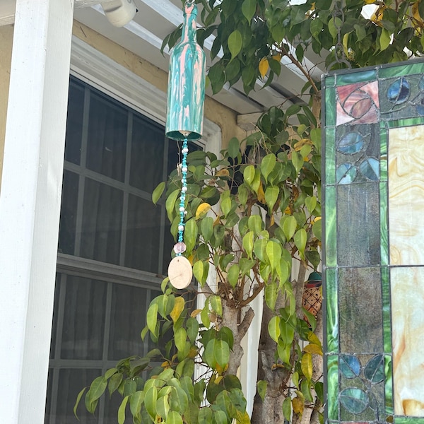 GRAB BAG Wine Bottle Wind Chimes (pot Luck) - Etsy