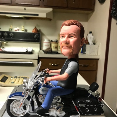 Custom Motorcycle Bobblehead, Bobblehead on A Motorcycle, Custom ...