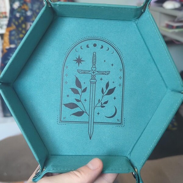 DND There Are 20 Sides to Every Story Dice Tray, DND Dice Tray ...