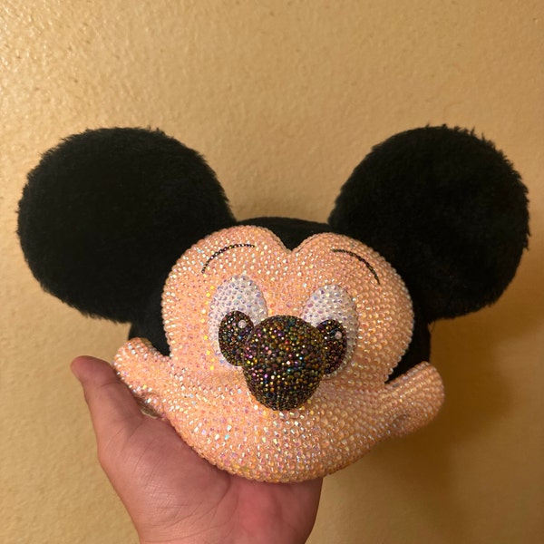 Rhinestone Mickey Mouse Lunchbox/handbag/collectible - Etsy