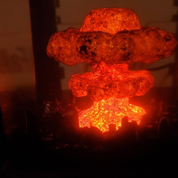 Explosion Bomb Resin Lamp, Atomic Bomb Resin Night Lights, Nuke Lamp ...
