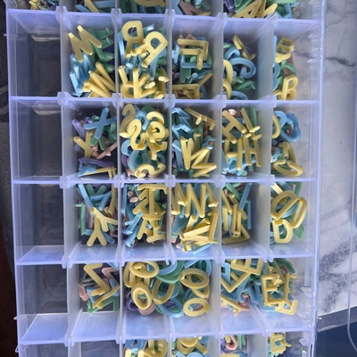 3/4 Inch Black Plastic Letter Set for Felt Letter Boards. Set - Etsy