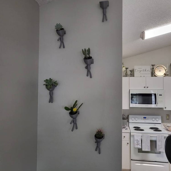 Adventurer Planter Trio | Plant Buddy “trio” | Plant Holder | Unique ...
