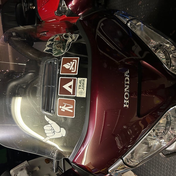 Two Hiker Trail Sign Decal! - Etsy