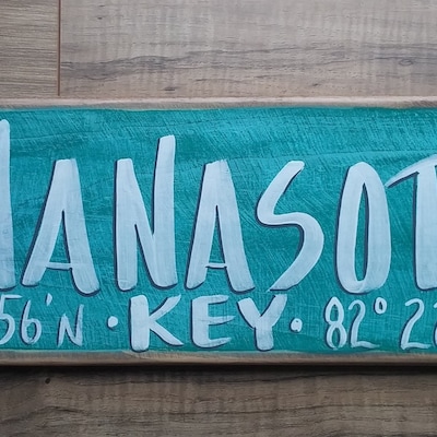 Custom Hand Painted Wood Signs, Made to Order, Beach Décor, Tiki Bar ...