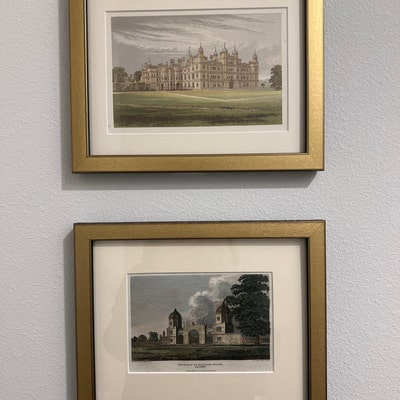 Peverel Castle castleton or Peak Castle, Derbyshire Original Antique ...