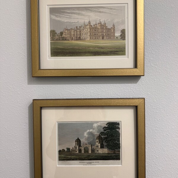 Caverswall Castle, Staffordshire Original Antique Vintage Engraving ...