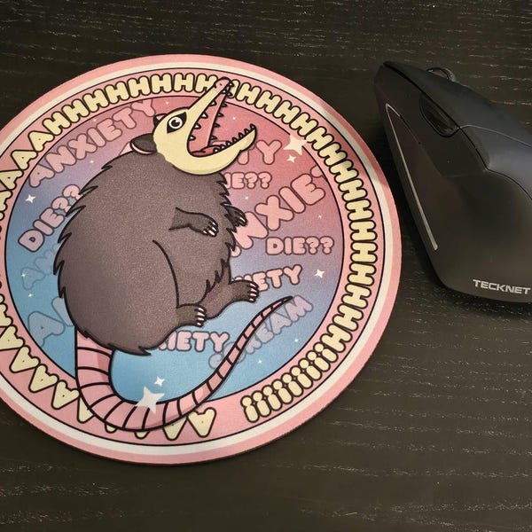 Ahhhhhhh Possum Die Cut Sticker - Possum Stickers, Kawaii Sticker ...