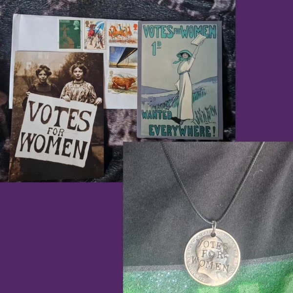 Suffragette Penny . Defaced Edward VII Coin . Votes for Women . Buy Two ...