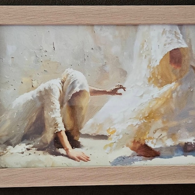 Healing Embrace Digital Download Jesus Embracing Woman Christian Art ...