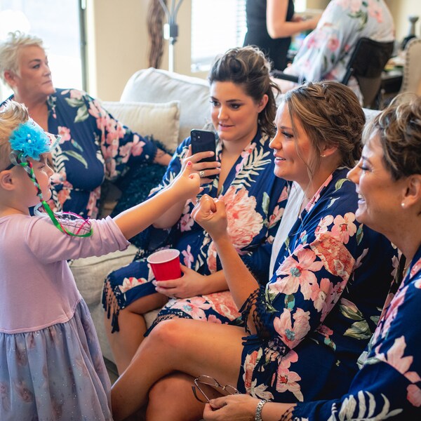 Bridesmaid Robes Set of 3,4,5,6,7,8,9,10,11,12,13,14*bridesmaid Gifts ...