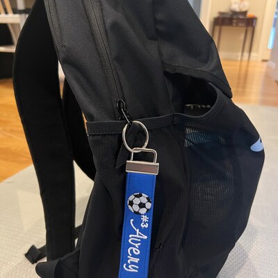 Personalized Sports Tag / Sports Keychain / Monogrammed Key Fob ...