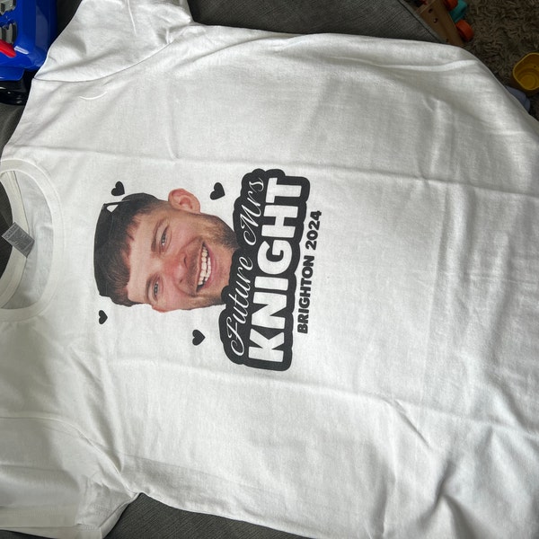 Personalised FACE Hen Do Party T-shirts, Last Night of Freedom, Hen Do ...