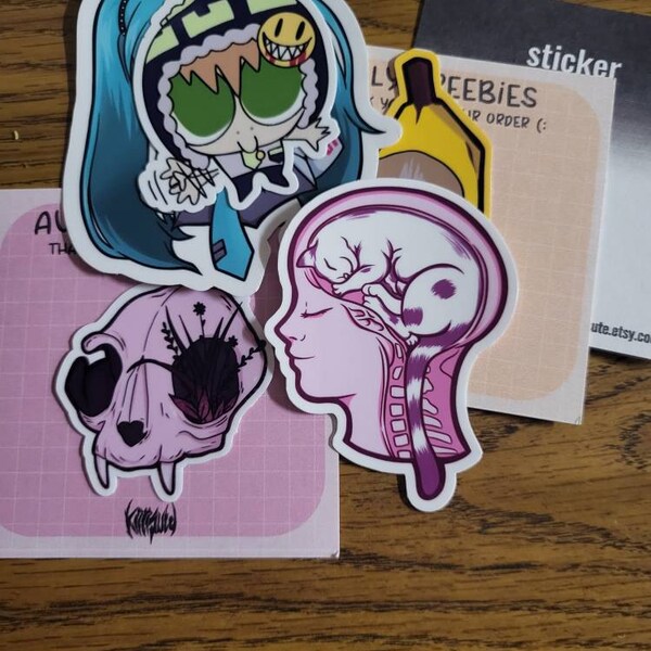 YIPPEE Tbh Autism Creature but Emo Sticker - Etsy