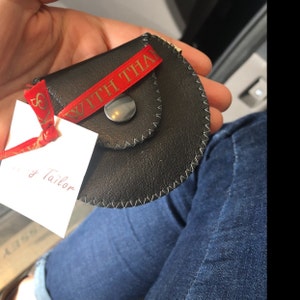 Leather and Designer Fabric Coin Purse / the Mini Gypsy Change - Etsy