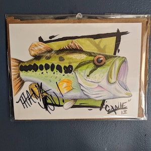 Peacock Bass Original - Etsy