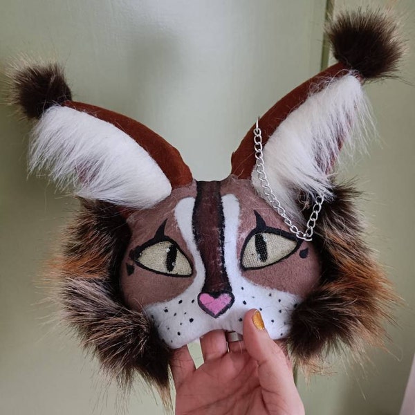 Therian Wolf Mask | Realistic Half Face Cosplay Mask | Faux Fur Wolf ...