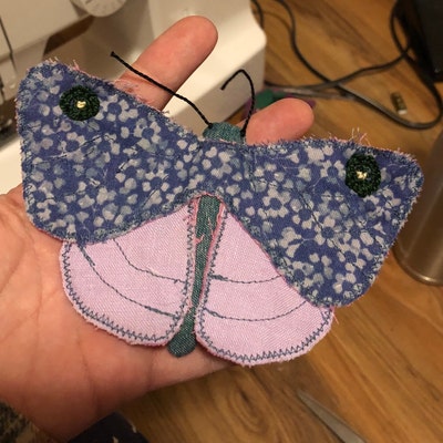 Simple Fabric Moth and Butterfly PDF Sewing Pattern / Digital Download ...