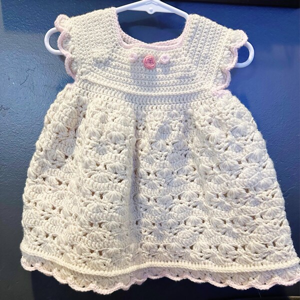 Crochet Dress PATTERN - Anneka Dress (sizes up to 8 Years) (english ...