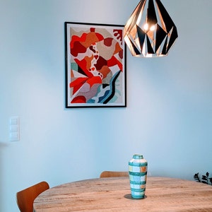 Half-punch Needle Art Large,fiber Art Wall Hanging,housewarming Gift ...