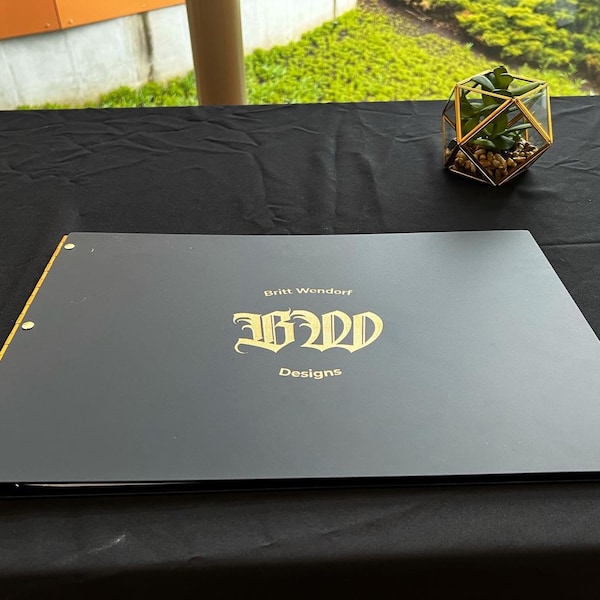 11x17 Landscape Matte Black Portfolio Case 11x17 Portfolio Landscape ...