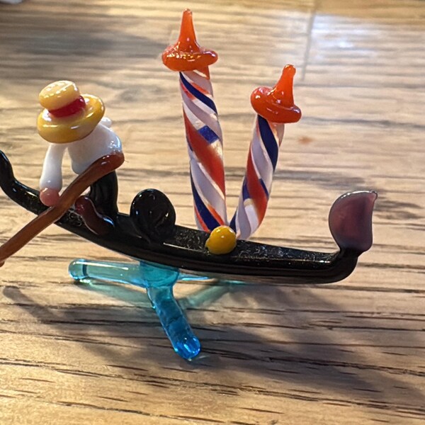 Swordfish Miniature, Murano Glass Micro Figurine Lampworked in Venice ...
