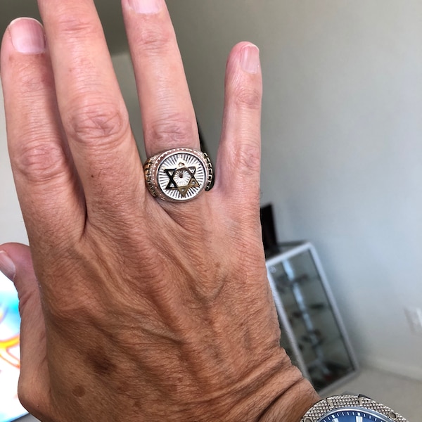 14k Gold Lion of Judah Ring, Menorha Ring,men Ring,jewish Ring ...