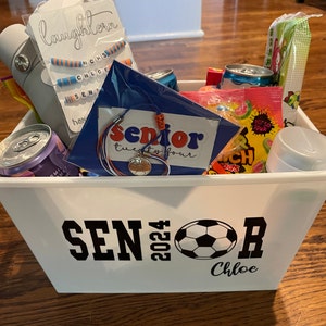 Personalized Sports Sport Graduation Gift Basket Soccer Senior 2025 ...