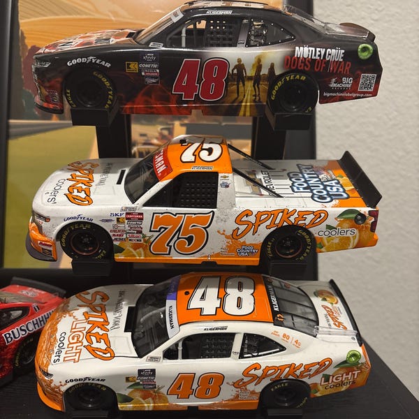 3D Printed 3 Tier Angled 1/24 Scale Nascar Diecast Display Stand NO ...