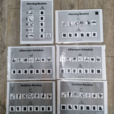 Morning Routine Visual, Morning Chart, Morning Chores, Morning Schedule ...