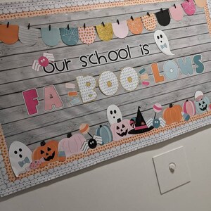 Back to School Bulletin Board Kit Modern School Style School Themed ...