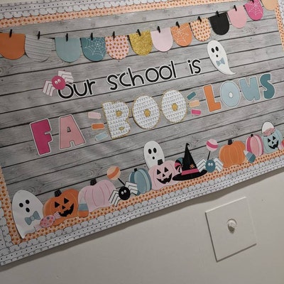 Back to School Bulletin Board Kit Modern School Style School Themed ...