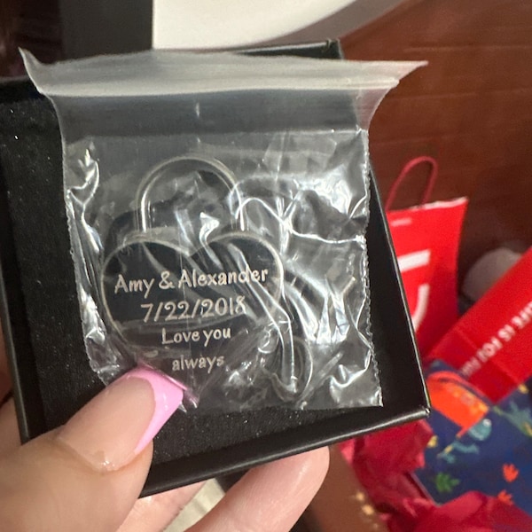 Personalised Padlock Wedding Annivesary Gift Present Love Lock ...