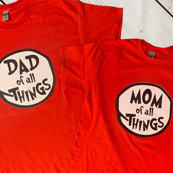 Thing Family SVG Bundle: Dad, Mom, Thing 1 & 2 (digital Files) - Etsy