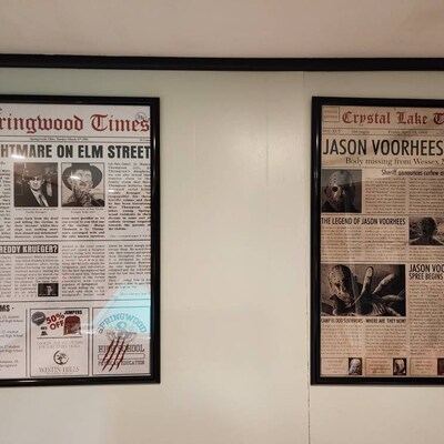 Killer, Jason Alive Newspaper Article 20 Inch X 30 Inch 300dpi Poster ...