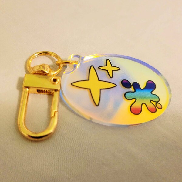 Custom Shaker Acrylic Charms Keychain Personalized Acrylic Keychain ...