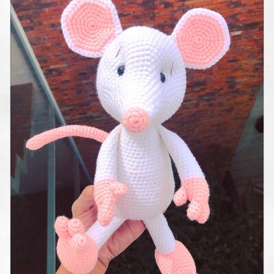 Rat Crochet Pattern, Crochet Rat, Rat Tutorial, Crochet Pattern, Rat ...