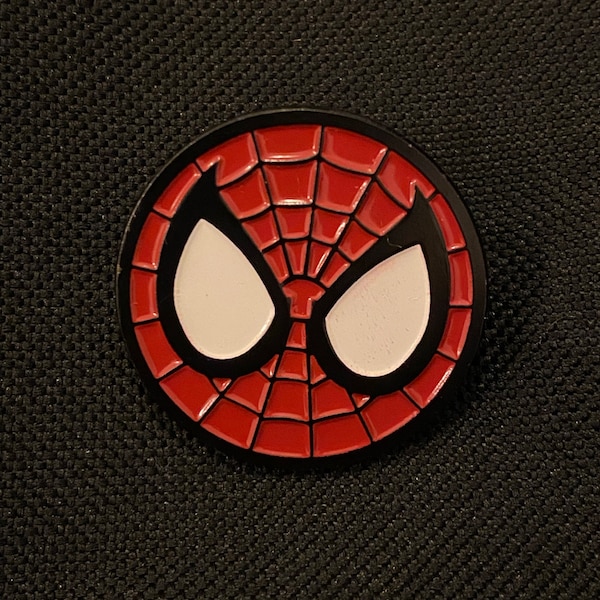 Spiderman Emblem Logo Lapel Pin Hat Pin - Etsy