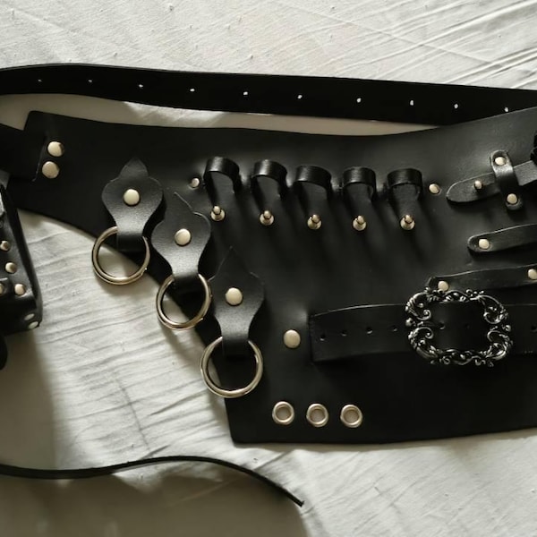 Tasset Belt - Larp Leather Armor - Hero Belt - Etsy