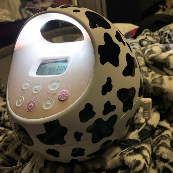 Breast Pump Cow Print Decals, Elvie Pumps, Willow Pump, Spectra Pump ...