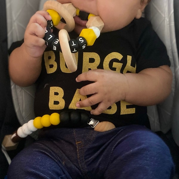 Dallas Cowboys Toy Collection Pacifier Clip Rattle Toy Go Cowboys Baby ...