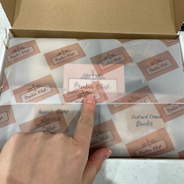 Personalised Vellum Paper, Packing Paper, Branded Packaging Premium ...