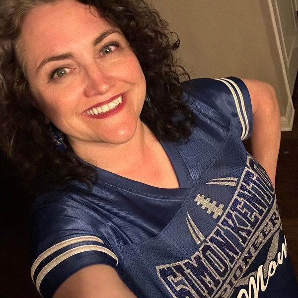 Personalized Football Mom Jersey - Etsy