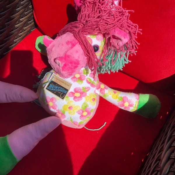 Plush Horse Doll Sewing Pattern: Rustic Horseshoe's Original Nutty Nag ...