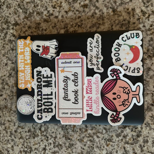 Little Miss Kindle Reader Sticker, Kindle Lover, Kindle Stickers ...