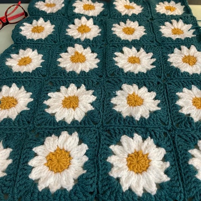 Granny Square Pattern Daisy Granny Square Spring Granny Square PDF ...