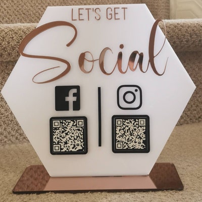 Scan to Pay Display SVG Digital File Scan Me Socials Display-ready to ...
