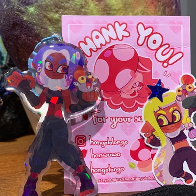 Splatoon Agent Acrilyc Pins - Etsy